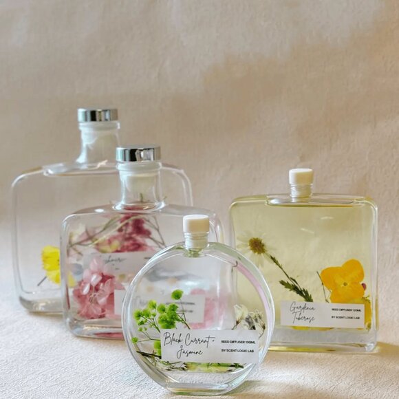 Crazy About Candles | Accents | Handmade Botanical Deluxe Reed Diffuser ...